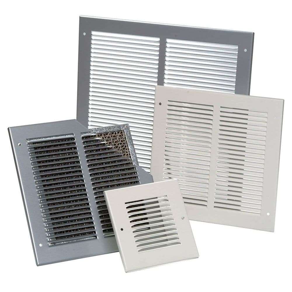 Louvered Steel Air Transfer Plate - 250 mm x 100 mm | Stormflame