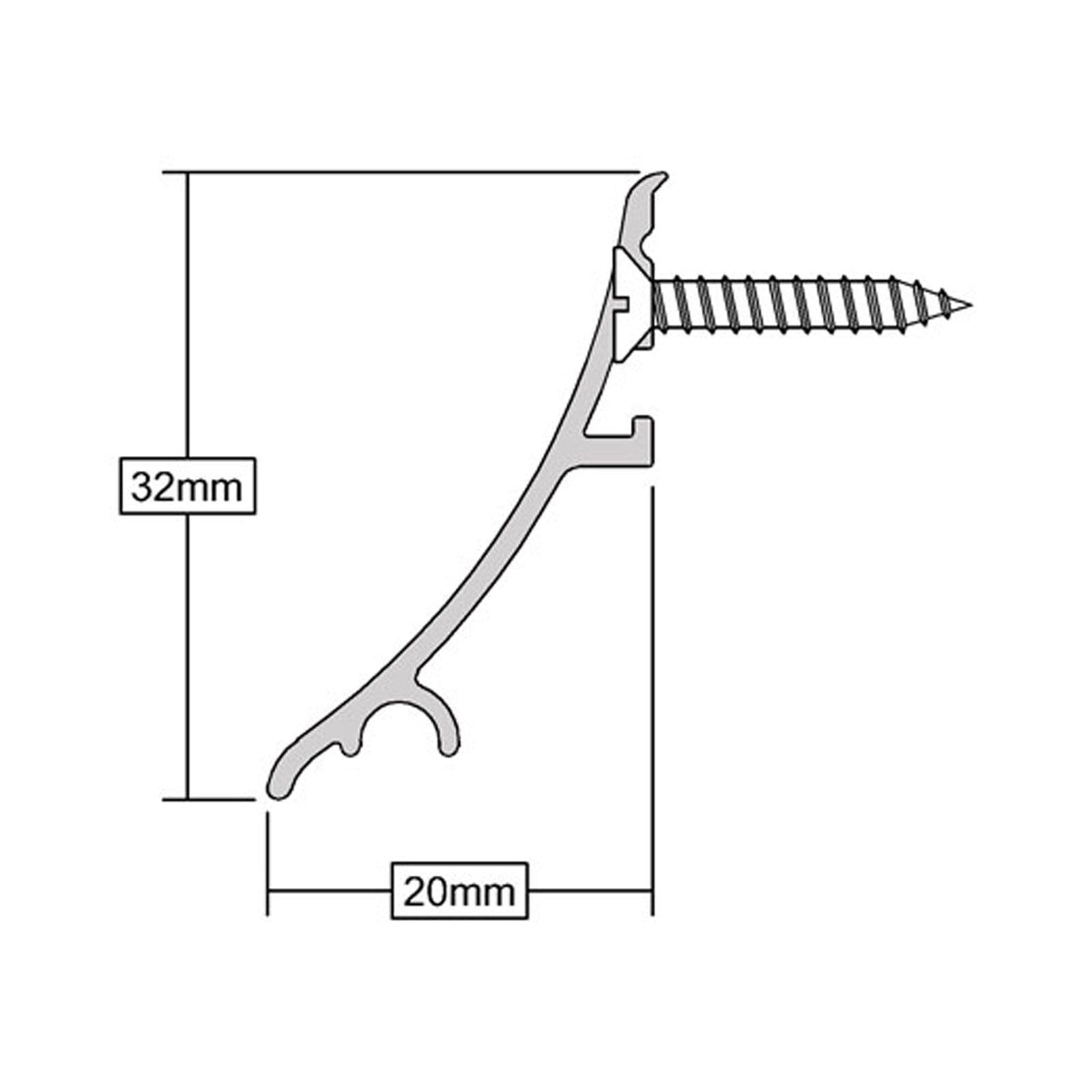 Rain Deflector 32mm (Aluminium) | Shop At Stormflame