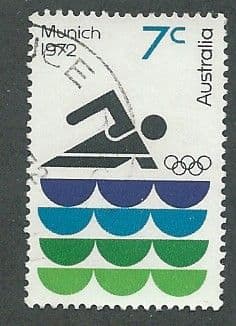 1972 7c OLYMPICS FINE USED