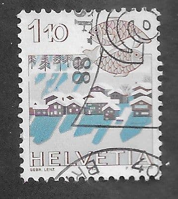 1982 110c ZODIAC SIGNS AND LANDSCAPES FINE USED