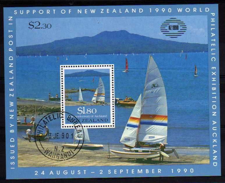 1990 150TH ANN OF AUCKLAND M/S FINE USED