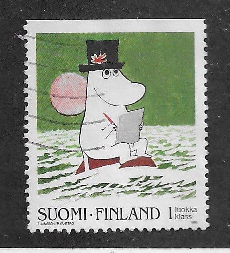 1998 1KL MOOMINPAPPA WRITING A LETTER FINE USED
