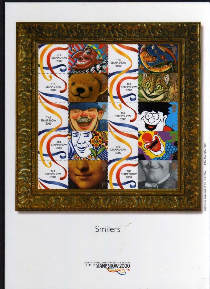 2000 SMILER SHEET STAMP SHOW 2000 LS1