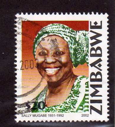 2002 20 SALLY MUGABE 1931-1992 FINE USED