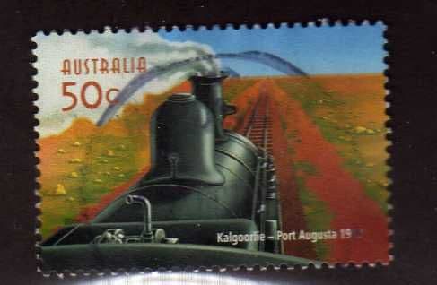 2004 50c G CLASS TRAIN KALGOORLIE-PORT AUGUSTA FINE USED