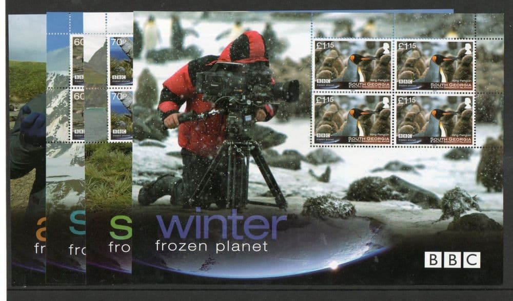 2011 U/M SET BBC S FROZEN PLANET 4X M/S