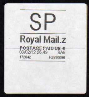 2012 SP HORIZON LABEL Z 6 LATE USE