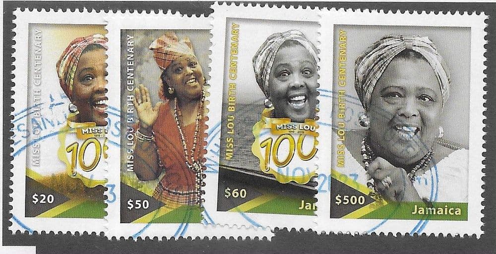 2020 SET MISS LOU BIRTH CENTENARY 4v FINE USED