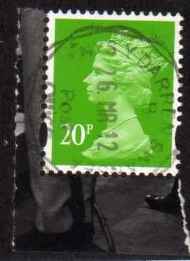 20P BRIGHT GREEN 2B LITHO 2010 EX BKLT FINE USED