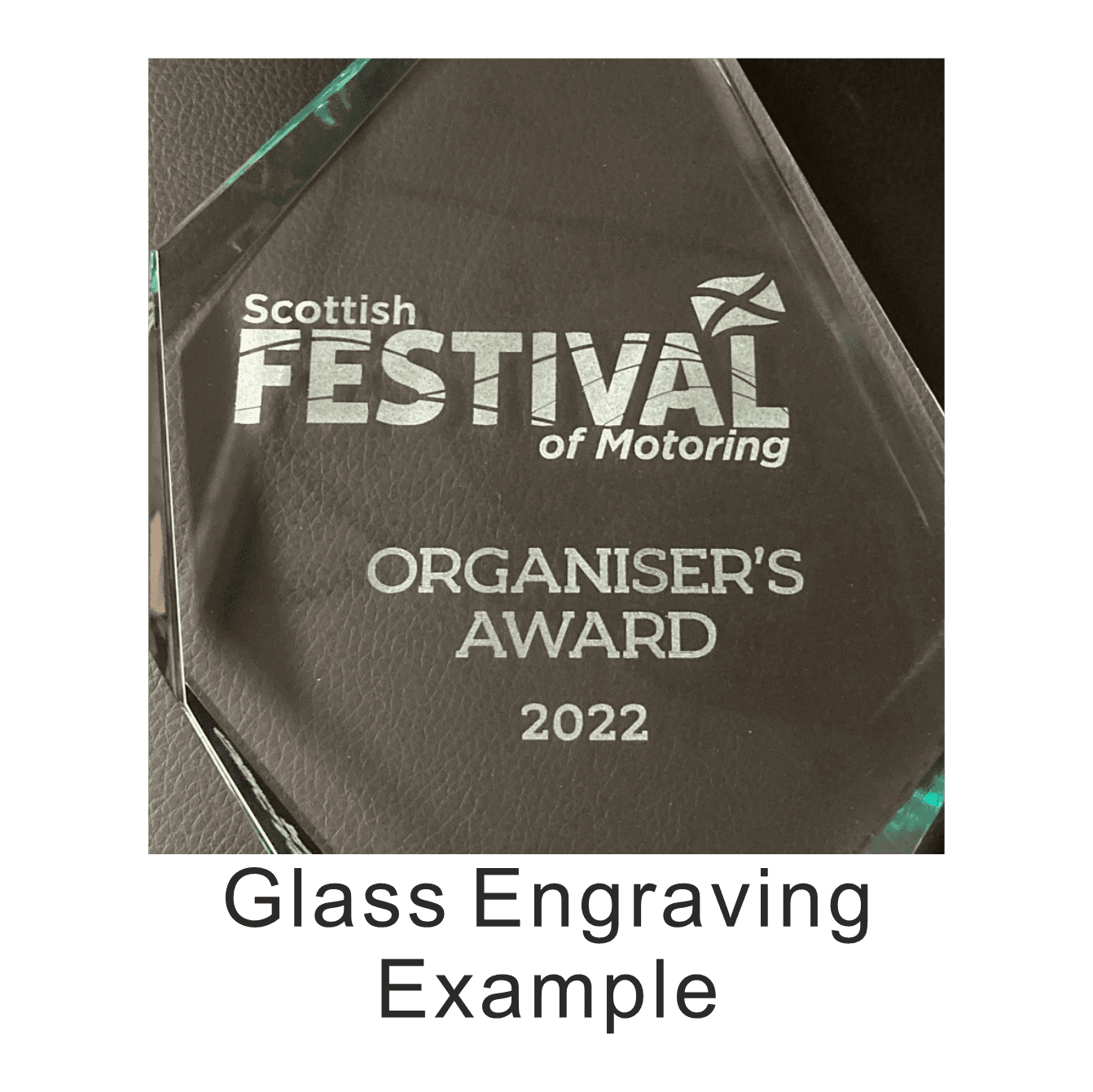 Mentor Block Crystal Award 100mm including etching