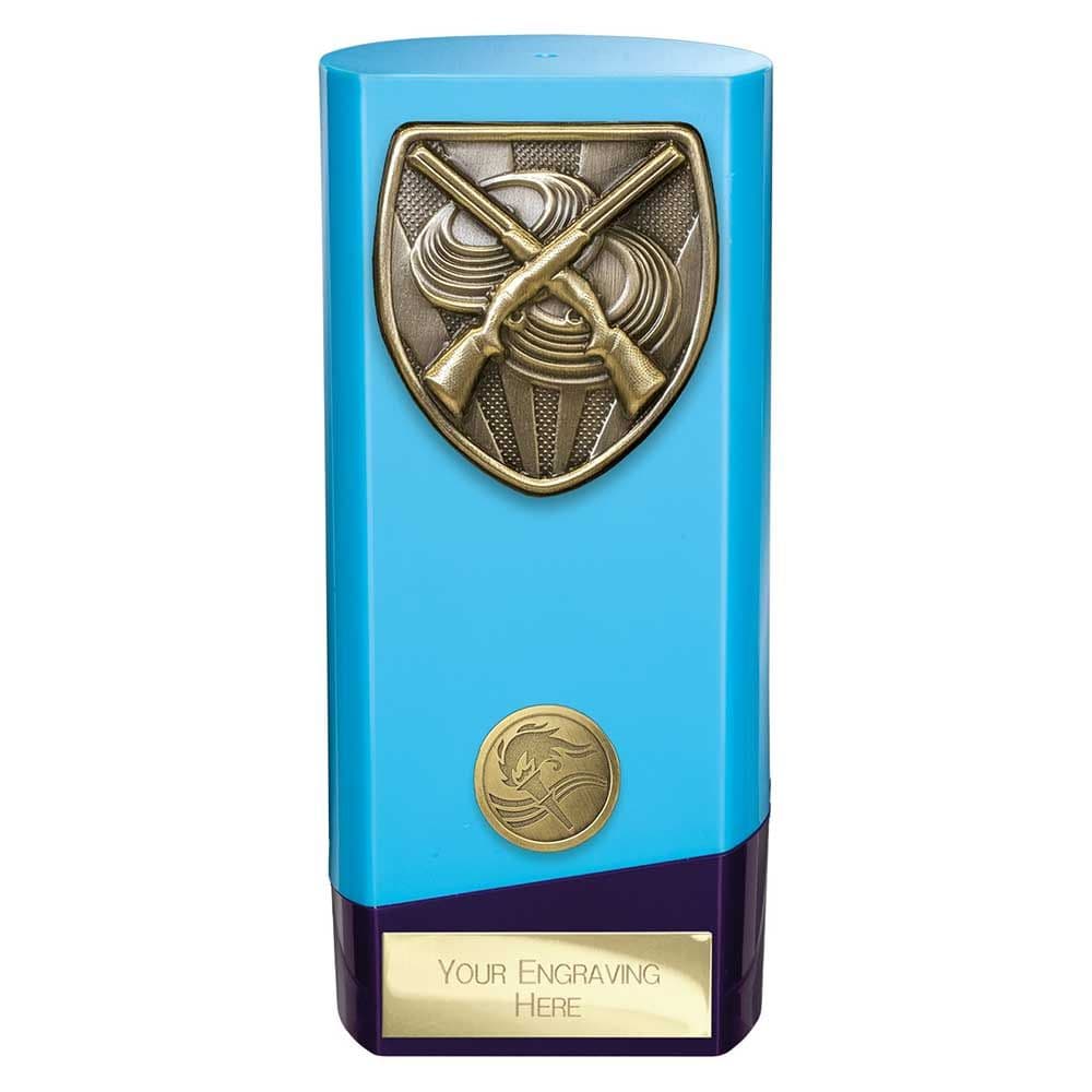 Prime Cobra Clay Pigeon Shooting Award Blue & Purple 160mm