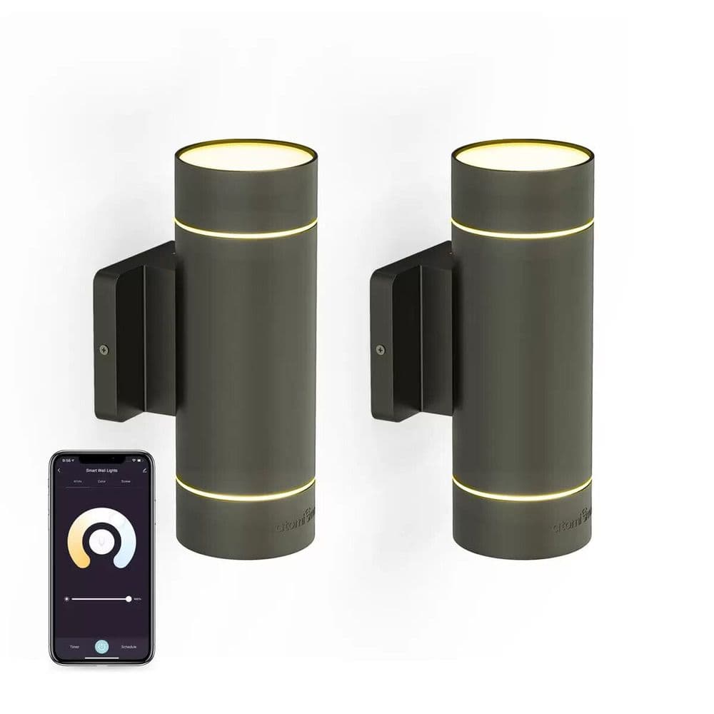 Atomi Smart WiFi LED Wall Sconce Lights Pack of 2