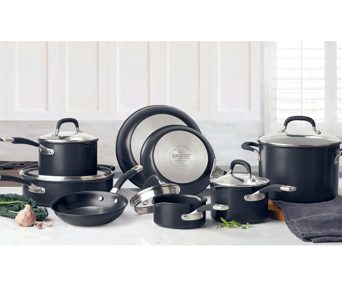 Circulon Premier Professional Hard Anodized 13 Piece Non Stick Cookware