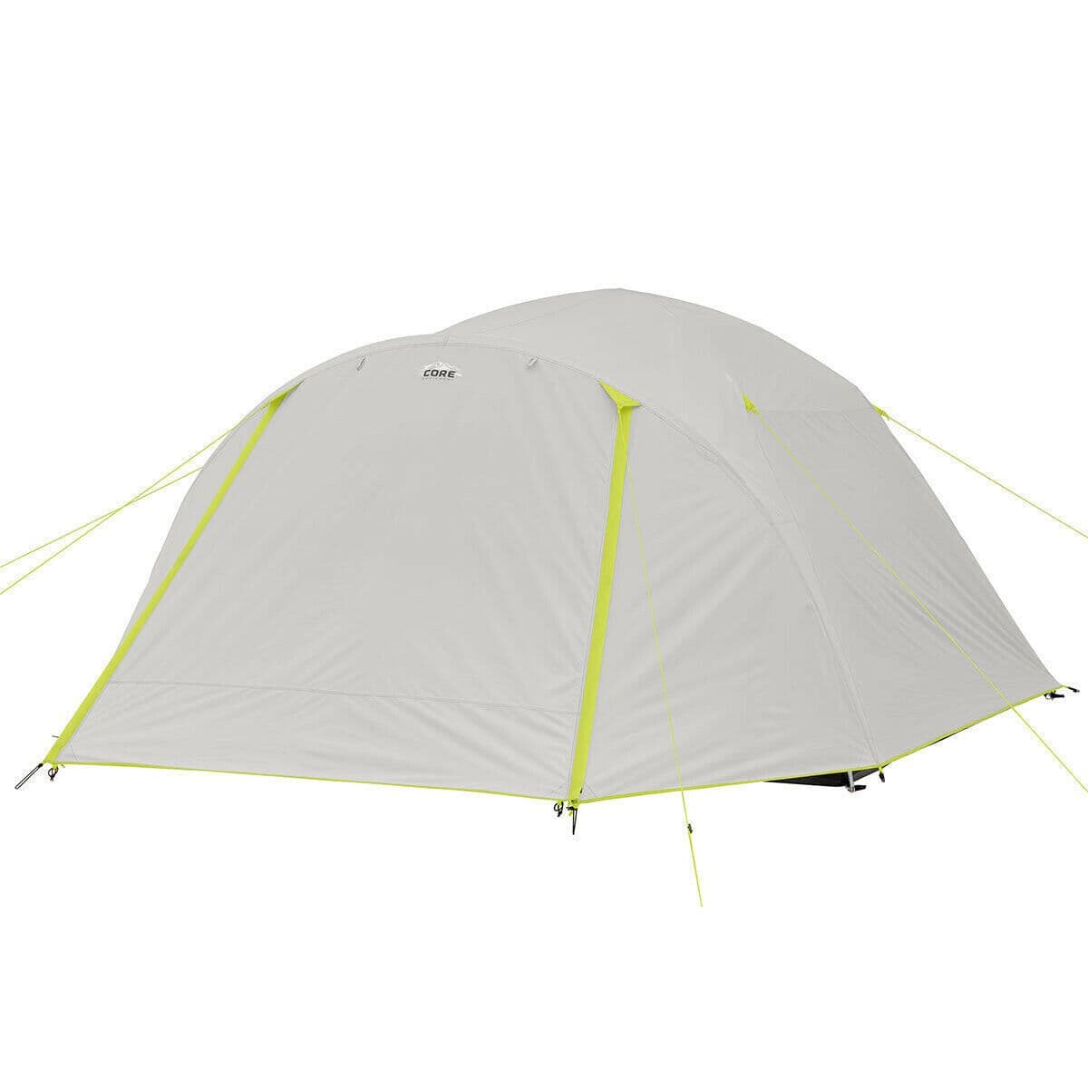 Core 6 Person Lighted Dome Tent Camping with LED Lighting