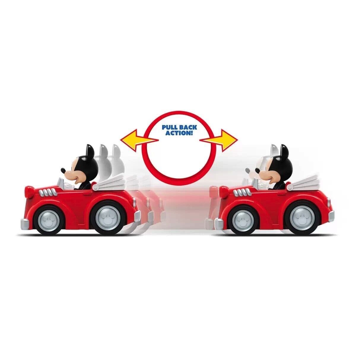 Disney Vehicles Pull Back Cars 6 Pack Mickey Minnie Donald Daisy Goofy ...