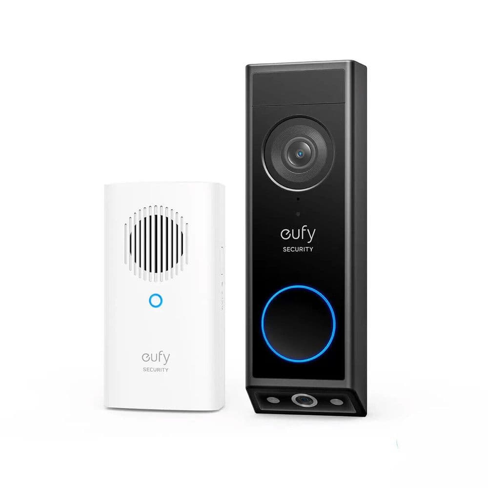 eufy 2K Video Doorbell E340 8GB Local Storage with Chime Battery or ...