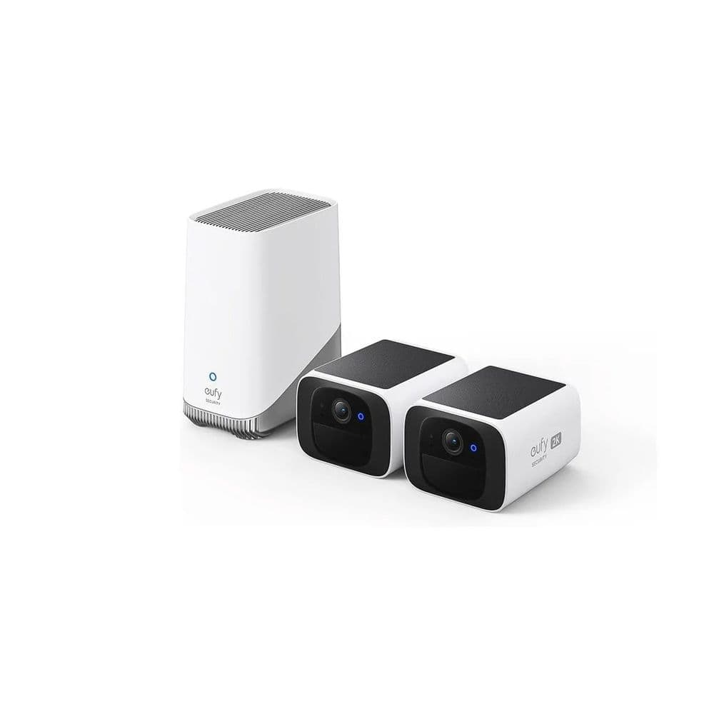 eufy Security SoloCam S220 2 Pack HomeBase S380 Camera Bundle
