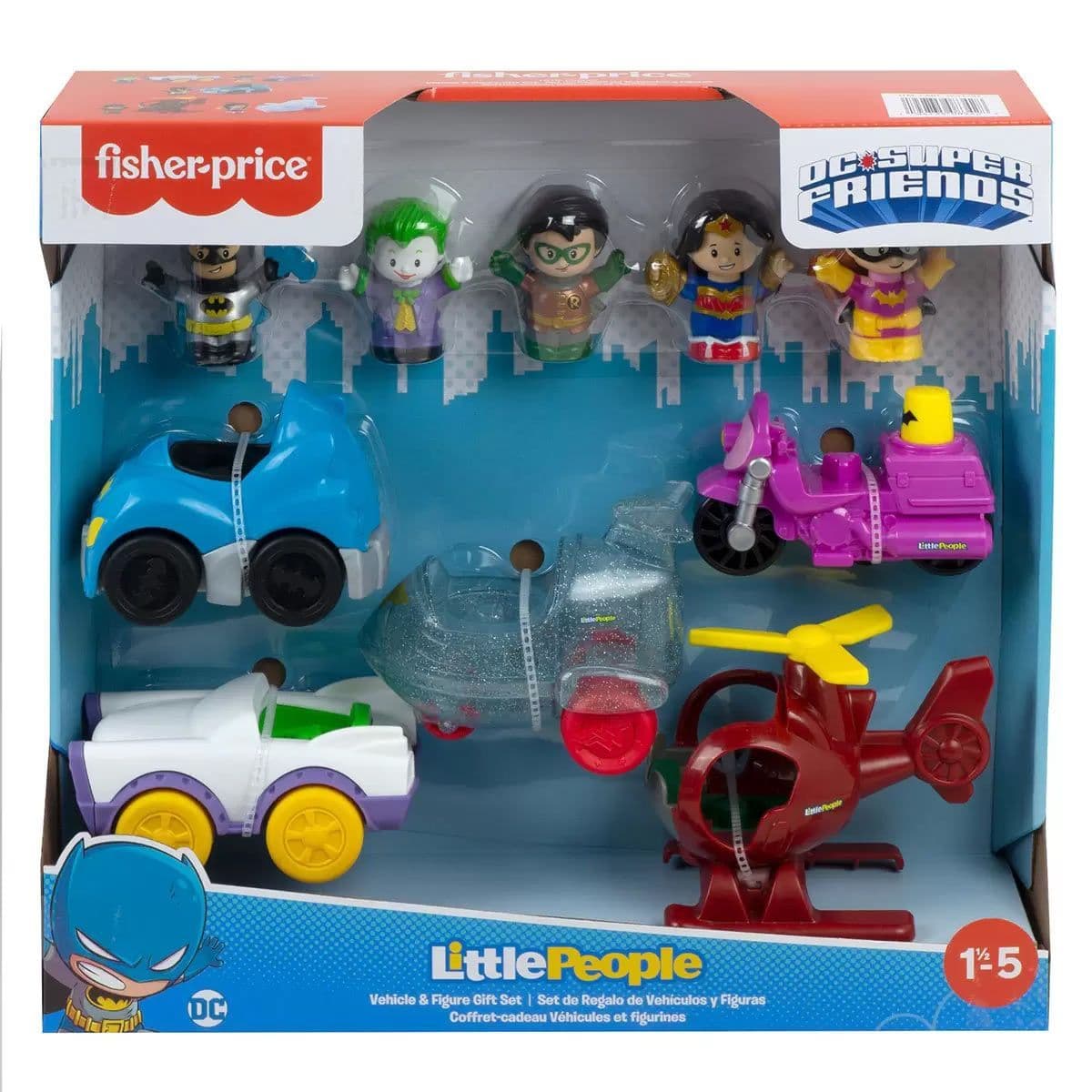 Fisher Price Little People Vehicle Set DC Super Friends/Frozen/City ...