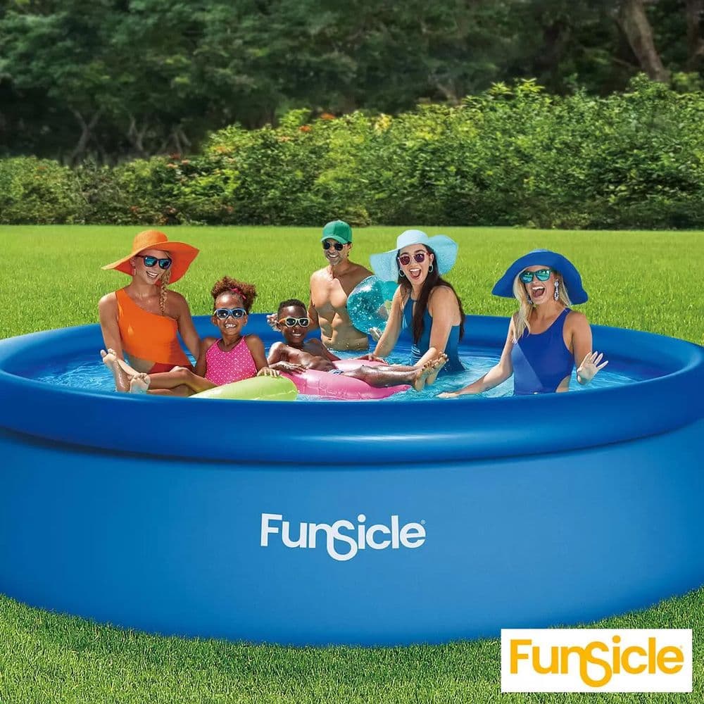FunSicle 12ft 3 6m QuickSet Pool with RX330 Cartridge Filter Pump Pool ...