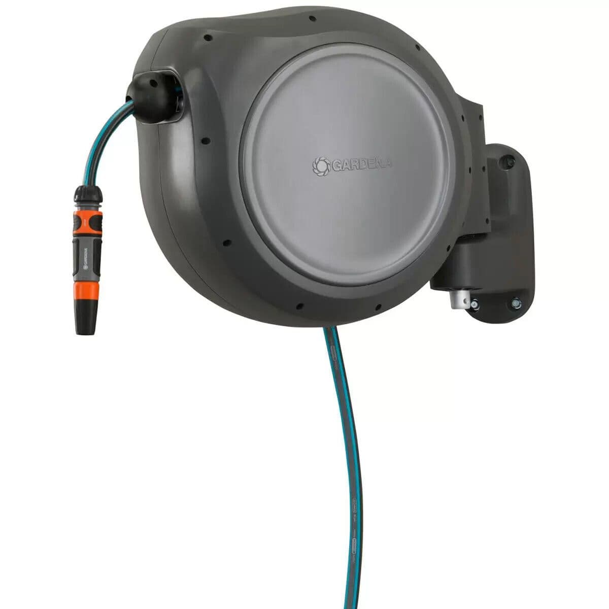 Gardena Wall-Mounted 30m 98ft Hose Box with Automatic Roll-Up