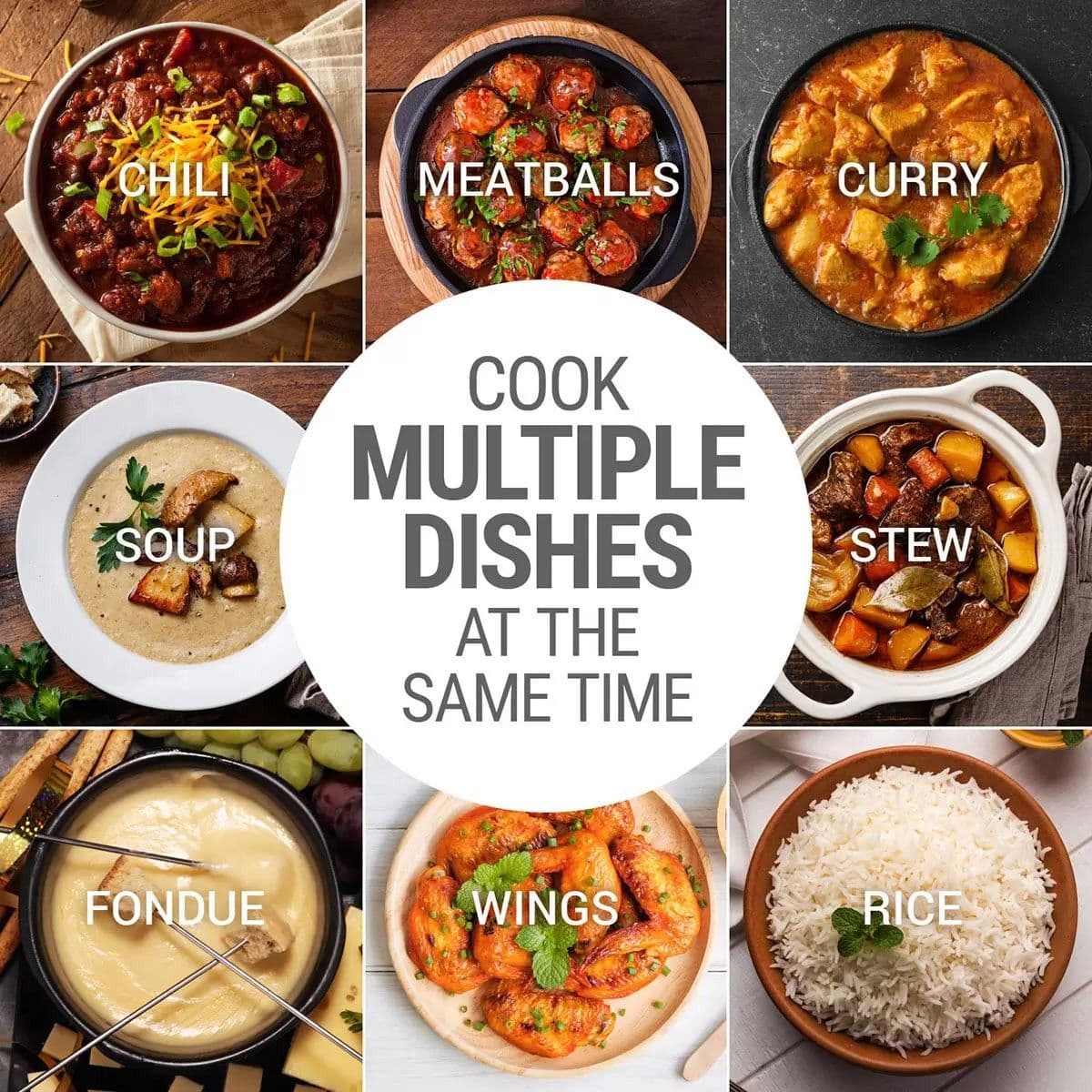 Gourmet by Sensiohome 7 1L Triple Slow Cooker/ Buffet Server Warming ...