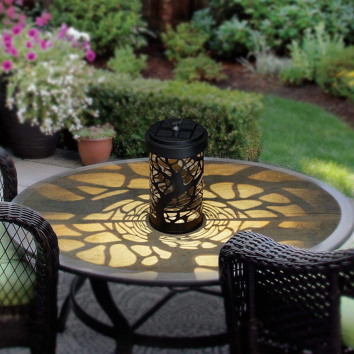 GTX Naturally Solar Shepherd s Hook Solar 2 Pack LED Pathway Landscape ...