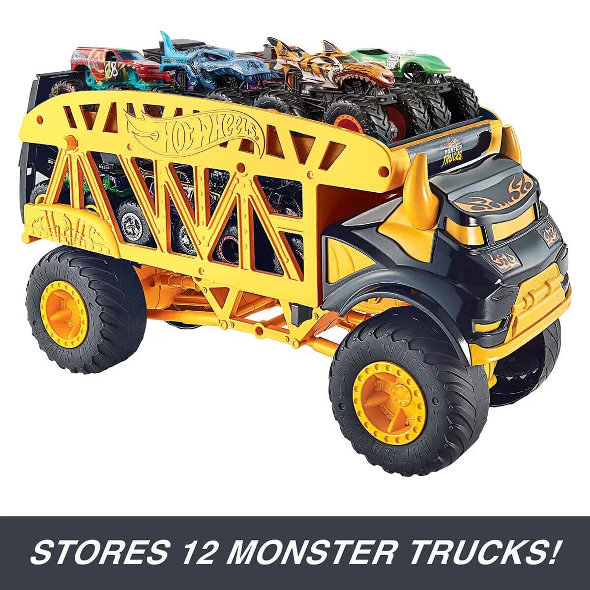 Hot Wheels Monster Mover with 6 Monster Trucks
