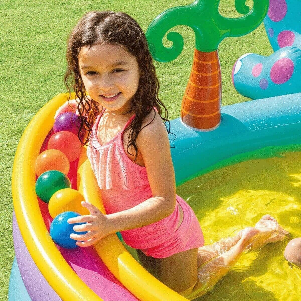 Intex Dinoland Kids Water Play Centre Kids Paddling Pool