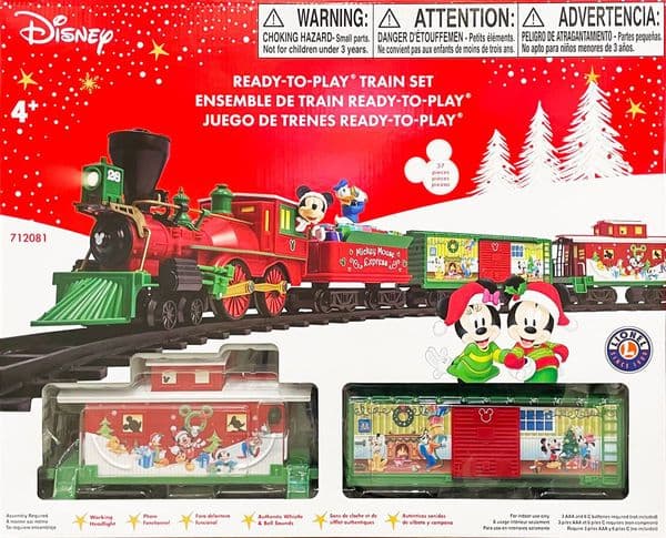 Lionel Disney Mickey Mouse Express Ready to Play Train Set Christmas 37 ...