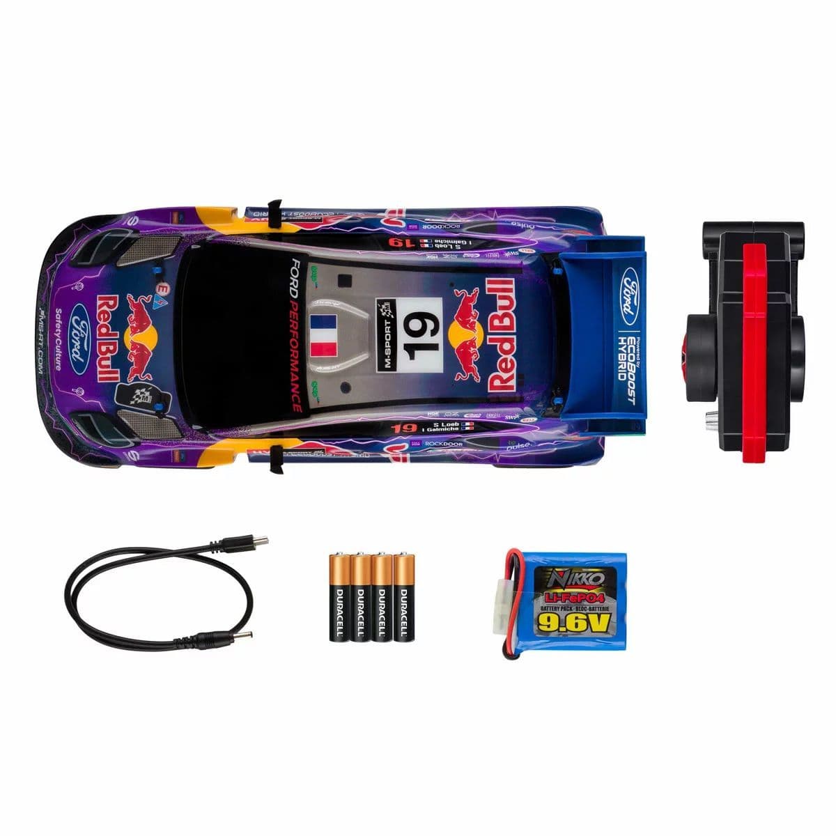Nikko Elite Race 1 14 M-Sport Ford Puma Red Bull RC Remote Control Car