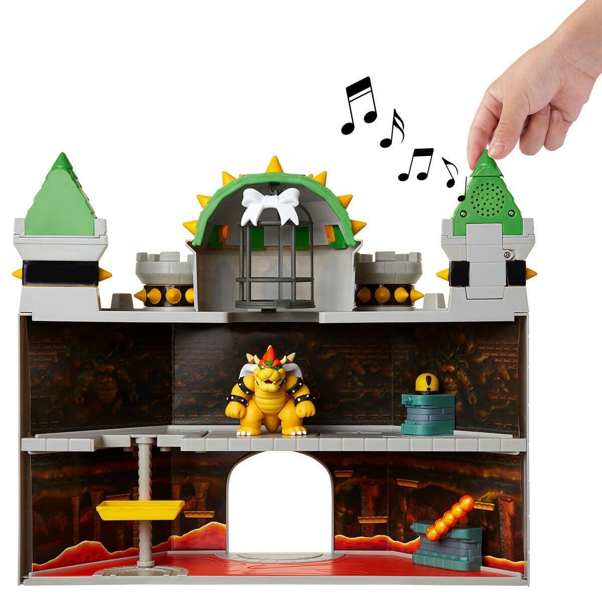 Nintendo Bowser Castle Playset With 5 Super Mario Figures