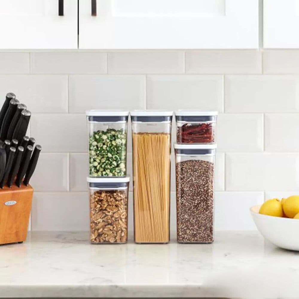 OXO SoftWorks Food Container 5 Piece Set Food Storage Set Pop Container