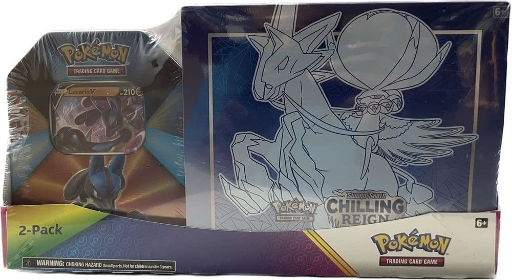 Pokemon 2 Pack - Sword & Shield Chilling Reign Elite Trainer Box and ...