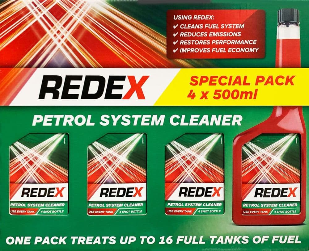 REDEX Petrol Fuel System Cleaner 4 x 500ML