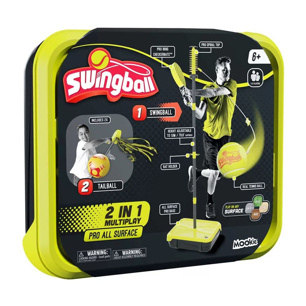 Swingball All Surface Pro with 2 Tailballs Garden Outdoor Game Mookie