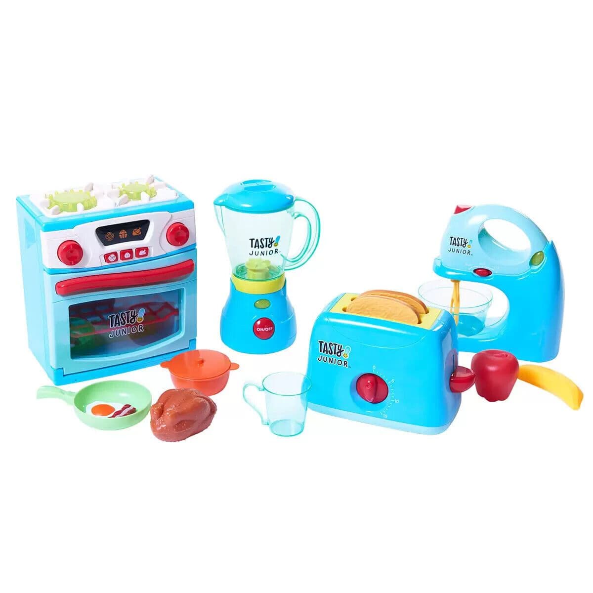 Tasty Junior 4-in-1 Mini Chef Set with Batteries Kitchen Appliances for ...