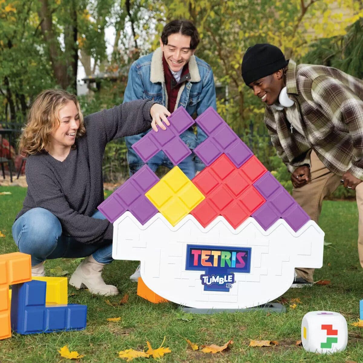 Tetris XL 6ft Tumble Game 24 Piece Stacking Challenge Giant Tetris