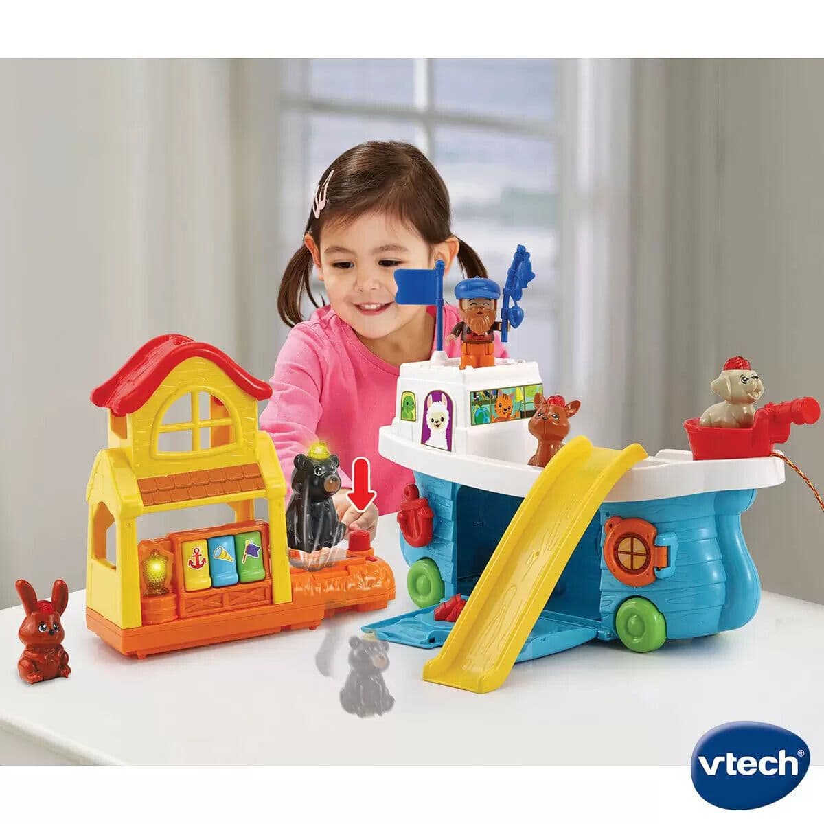 VTech Animal Friends Boat with 6 Interactive Friends
