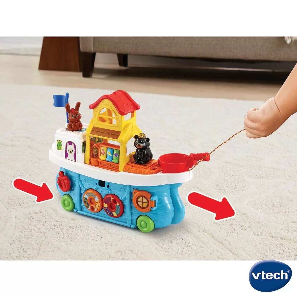 VTech Animal Friends Boat with 6 Interactive Friends