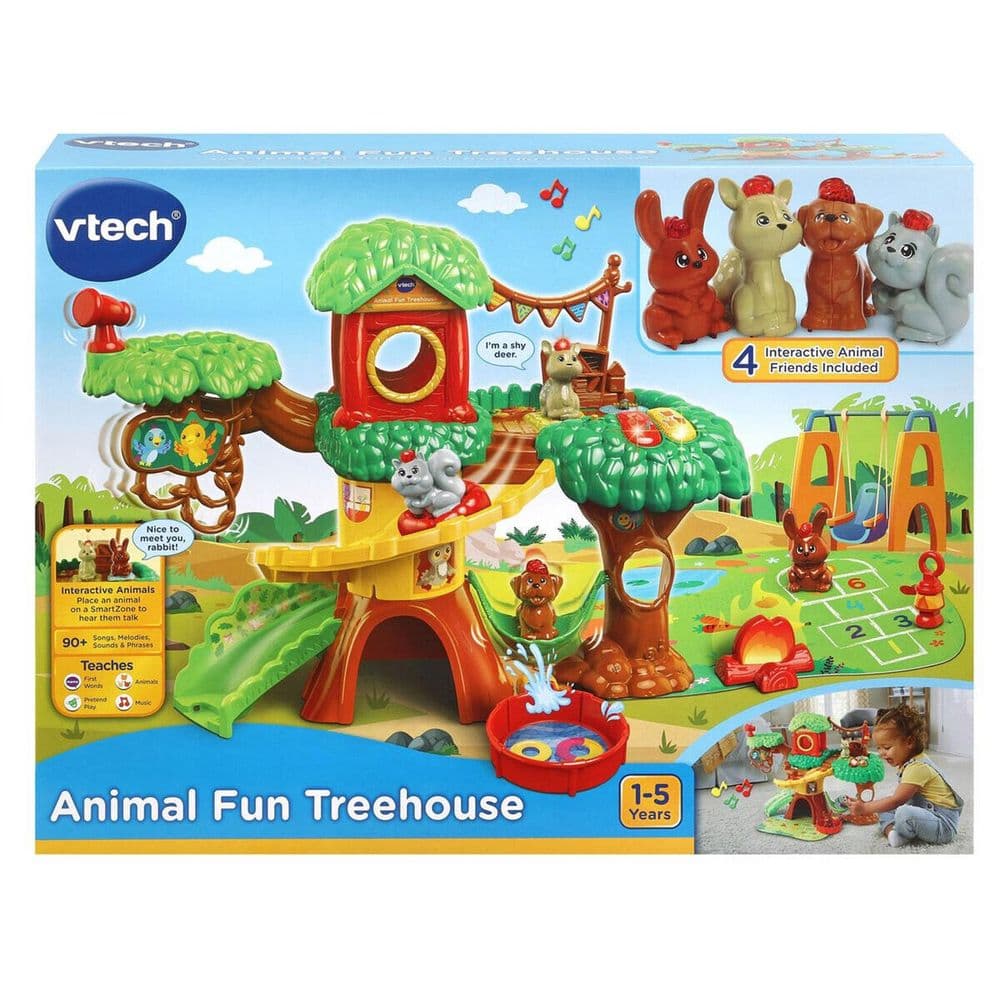VTech Animal Fun Treehouse 515103 Interactive Animals Child Play
