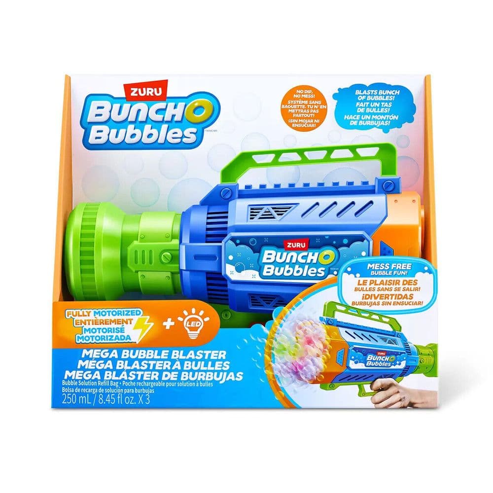 Zuru Bunch O Bubbles Motorized Mega Bubble Blaster with 2 Bubble Solution