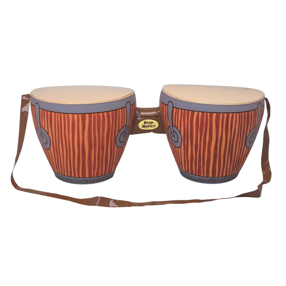 Bongo Drums Inflatable Toy | Blow Up Instrument Novelty