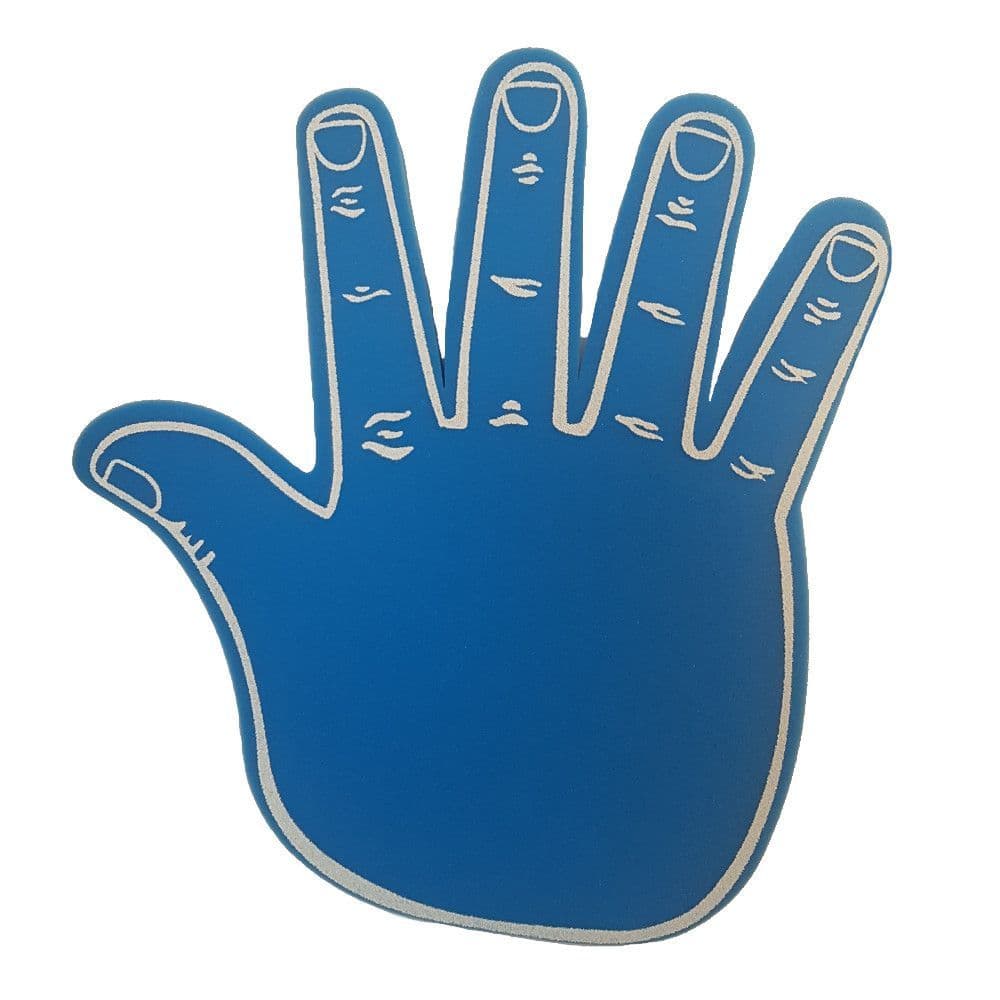 Custom Printed High Five Foam Hand - 4 Colours Available | Logo Printing