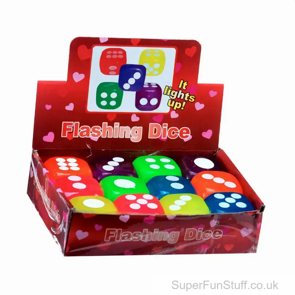 Flashing Large Dice Toy - 4cm | Fun Birthday Gift For Children