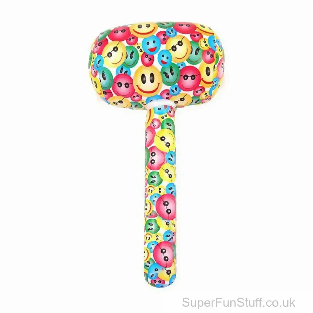 Inflatable Smile Mallet Hammer - 66cm | Inflatable Kid's Party Toy