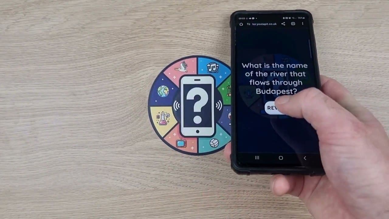 Random Quiz Question Sticker | Office Pub Quiz Gift Idea | Trivia ...