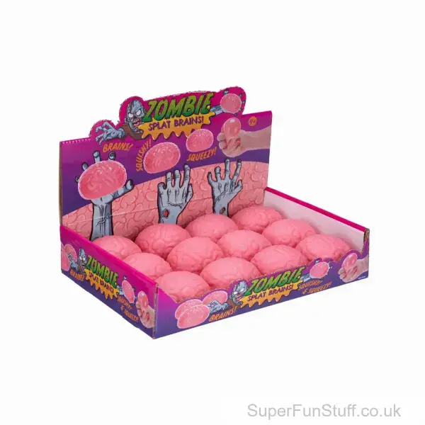 Realistic Brain Stress Ball - Squishy Toy | Unique Low Cost Joke Toys