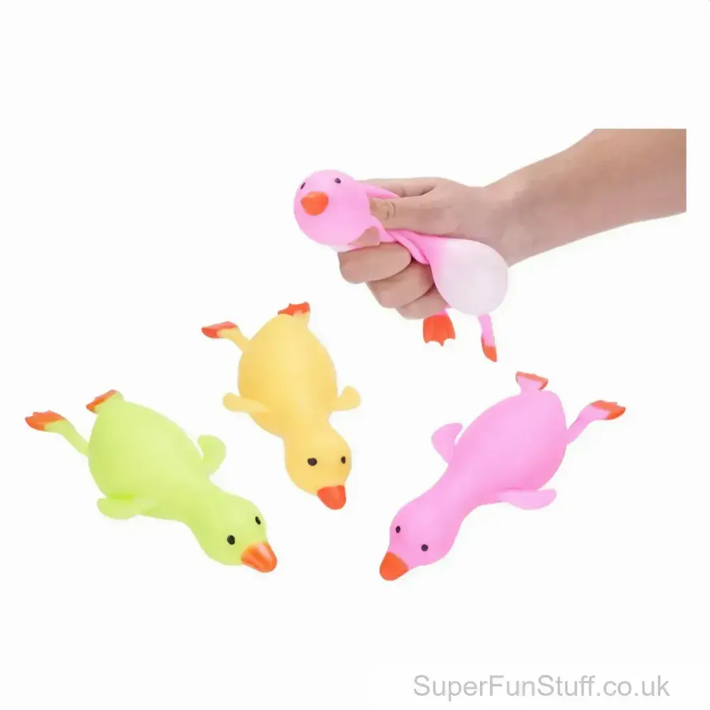 Stretch & Squeeze Duck - Fun Sensory Fidget Toy for Stress Relief ...