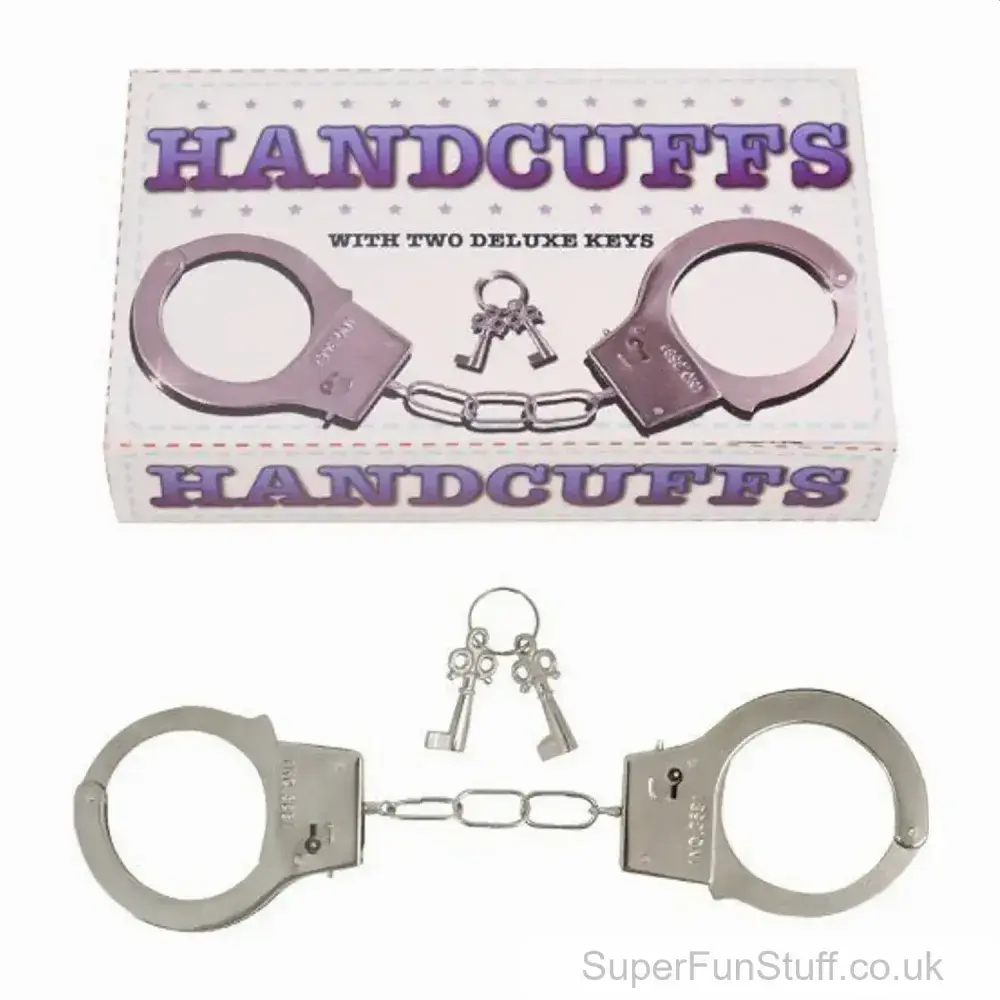 Toy Metal Handcuffs | Low Cost Fancy Dress Accessories for Kids
