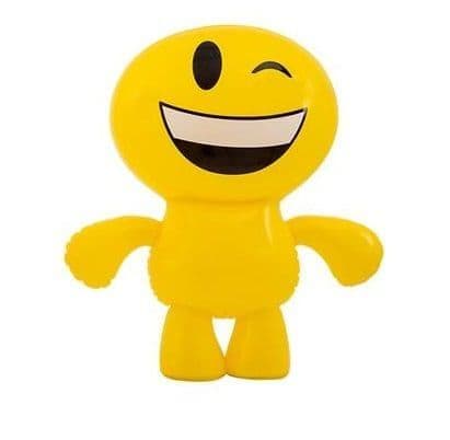 Inflatable Emoji Man Toy | Winking Smiley Emoticon